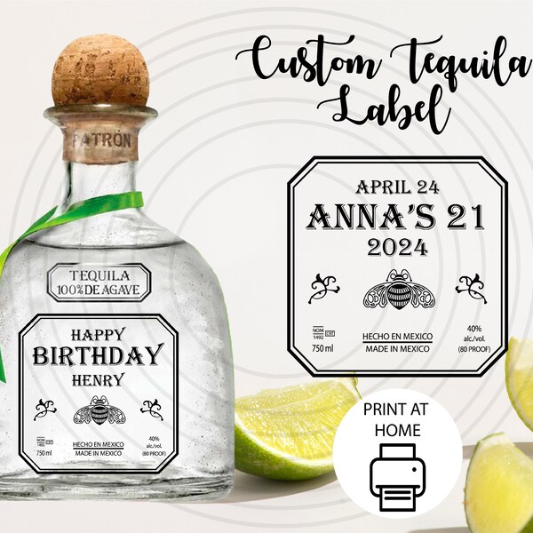 Patron Tequila - Etsy