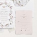 Printable Colorful Floral Wedding Invitation Template Set With ...