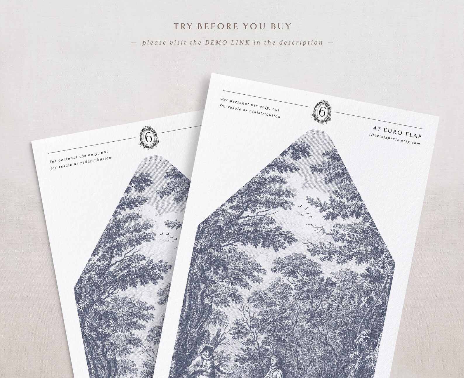 Color-customizable & Printable Envelope Liner Templates in 9 Different ...