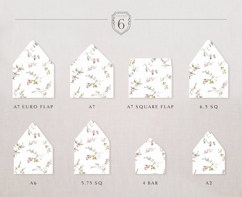 Printable Wedding Vellum Overlay and Envelope Liner for 5x7 - Etsy
