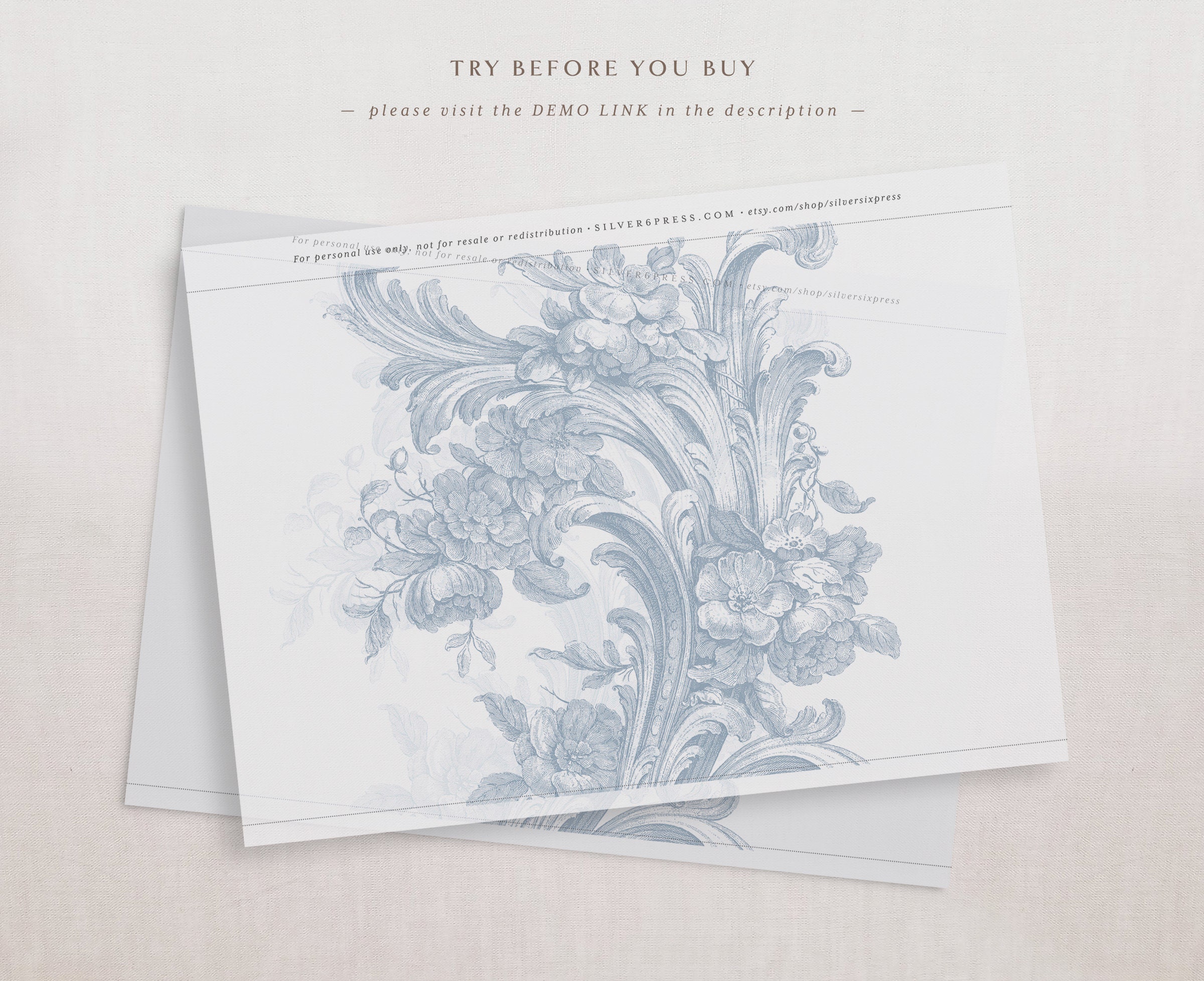Color-customizable & Printable Wedding Vellum Wrap and Envelope Liner ...