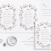 Printable Colorful Floral Wedding Invitation Template Set With ...