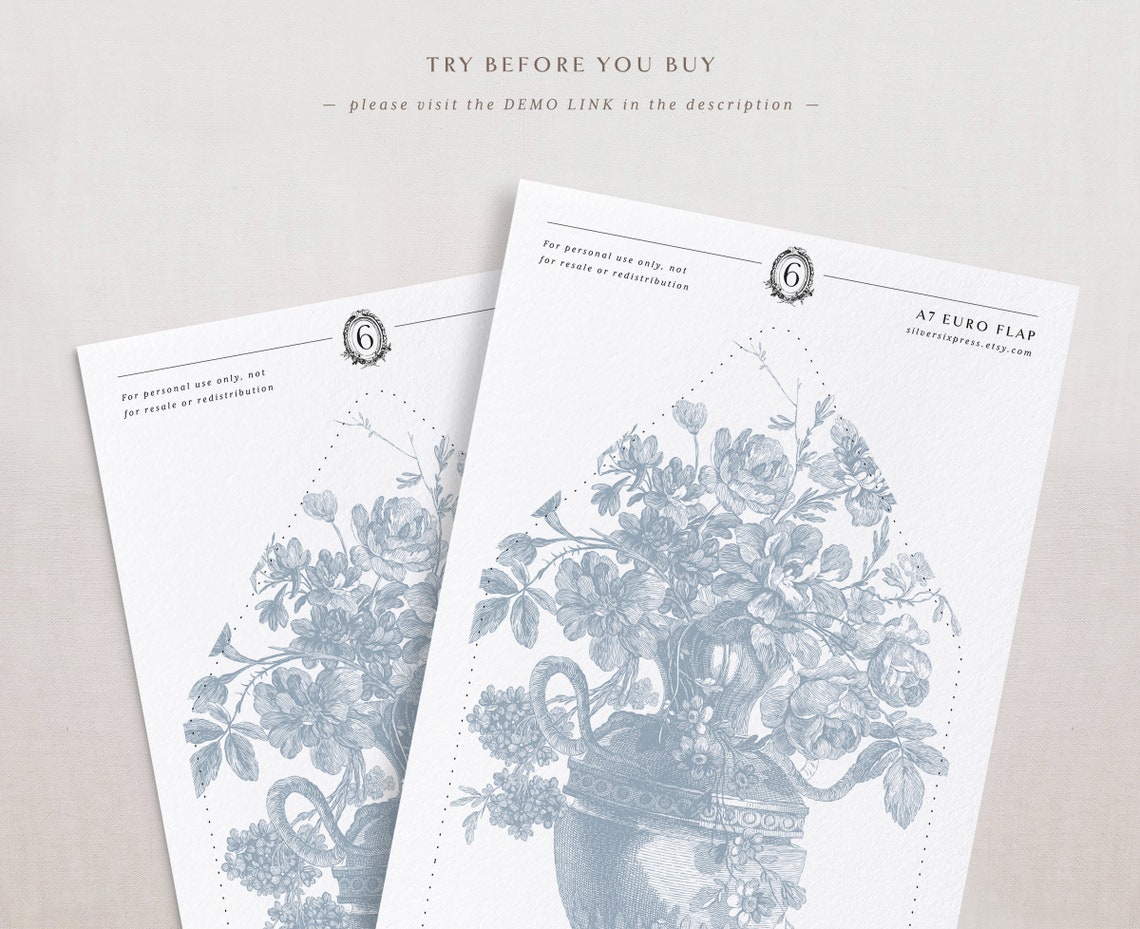 Color-customizable & Printable Envelope Liner Templates in 9 Different ...