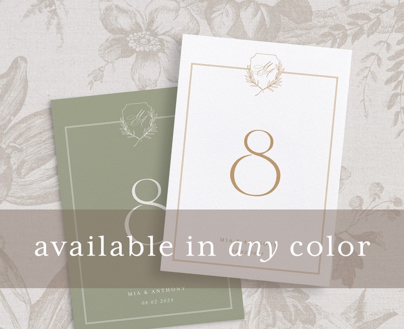Printable Wedding Table Numbers Template Editable Small Table - Etsy