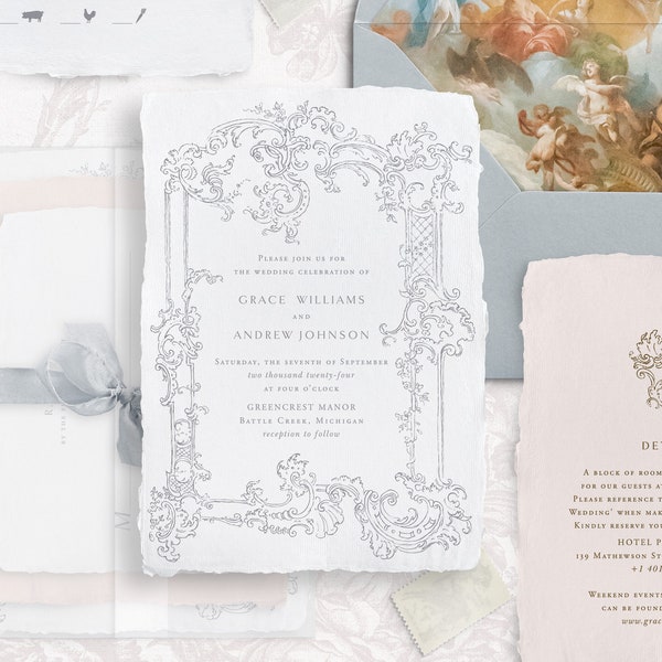 Baroque Invitation - Etsy
