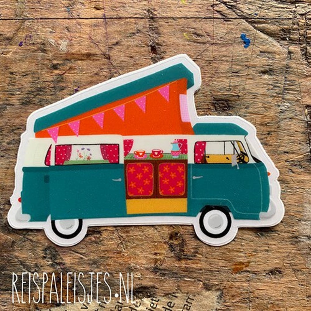 Sticker Oldtimer Camper Van - Etsy