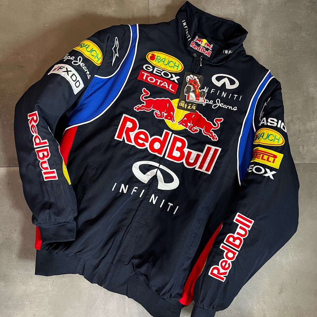 Red Bull Racing Jacket,formula 1 Racing Jacket Vintage,bomber Jacket ...