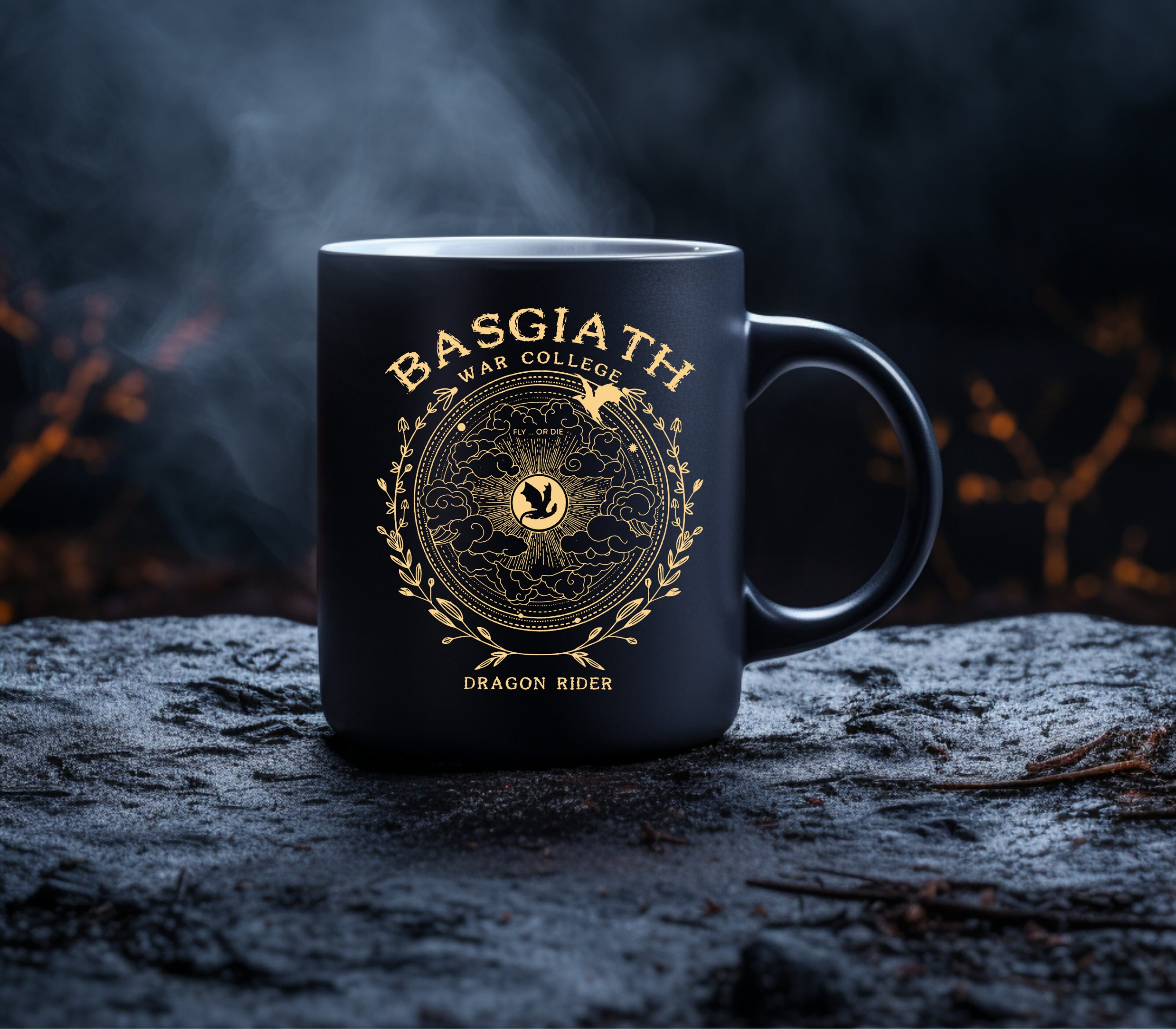Fourth Wing Mug, Basgiath War College,fourth Wing Merch, Dragon Rider ...