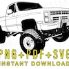 2019 Chevy Silverado Sublimation Print: DTF DTG Transfer, Tumbler ...