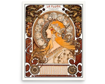 Alphonse Mucha the Stars and the Moon Print Poster - Etsy