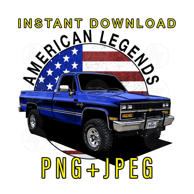 Chevy Cartoon Trucks - Etsy