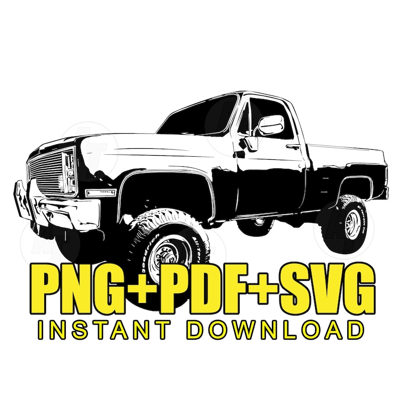Chevy Squarebody Svg - Etsy