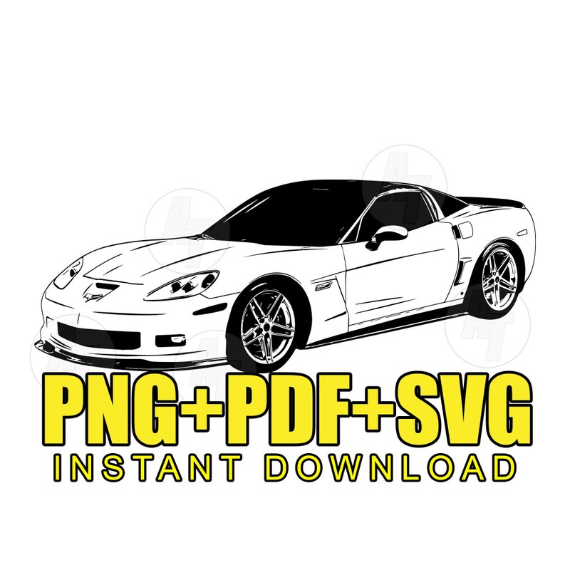 Corvette Svg - Etsy