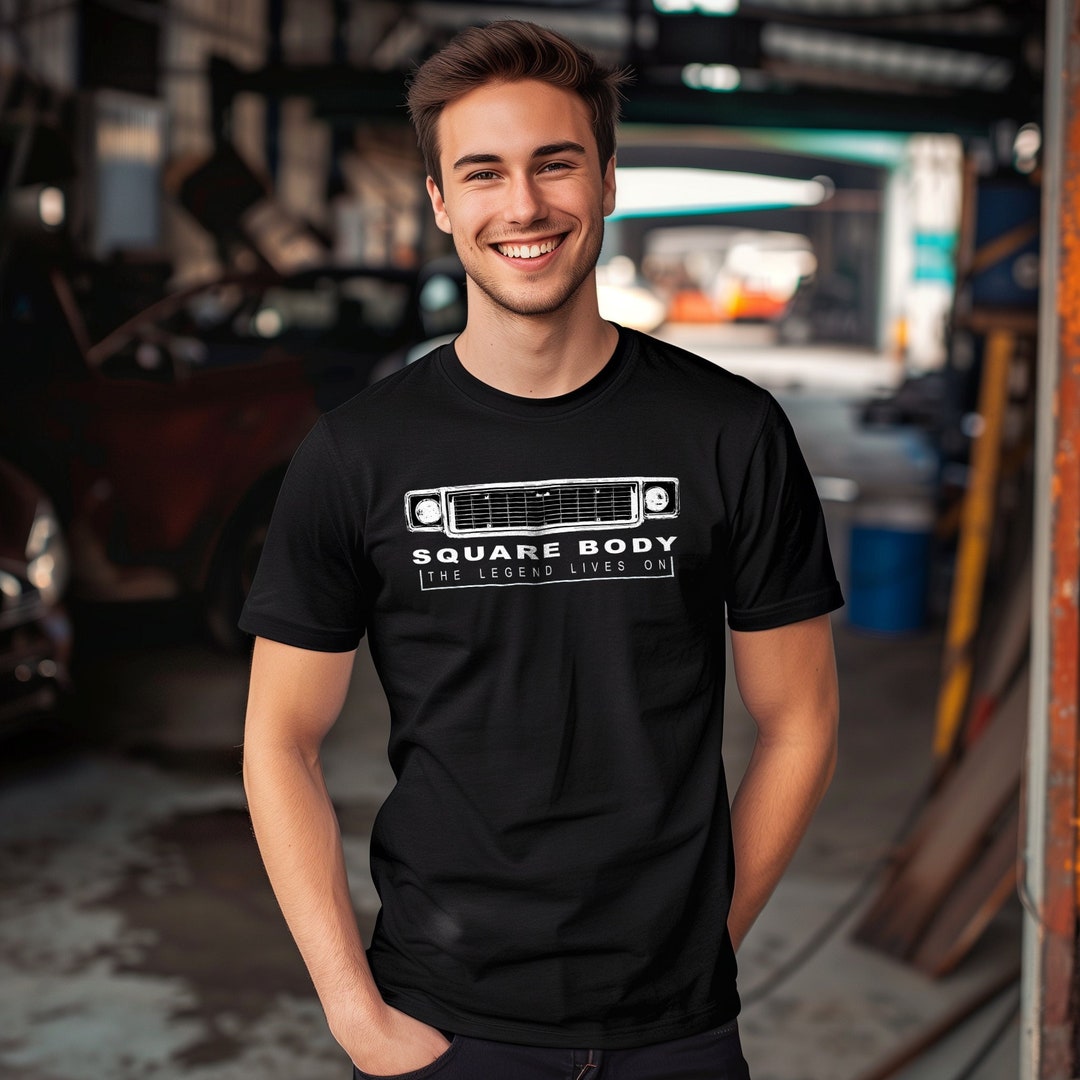 Square Body Shirt, 70s Squarebody Truck Tee, C10 Car Enthusiast Tshirt ...