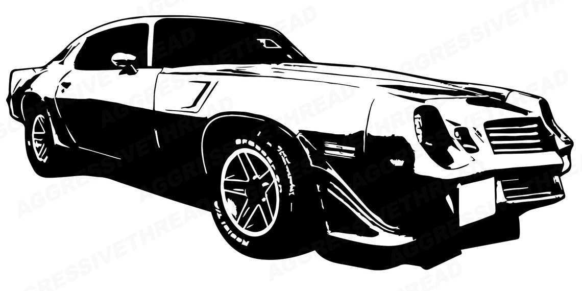 Second Gen 78 79 80 81 8 Chevy Camaro Z28 png Graphic Clip Art | Etsy