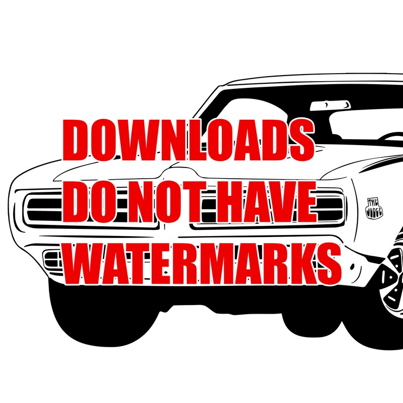 69 GTO Judge Png Pdf SVG AI Vector Graphic Clip Art File - Etsy