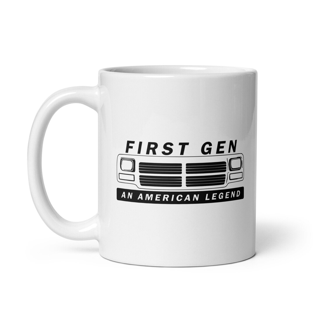 First Gen Ram Grille Mug, Coffee Cup for Truck Enthusiasts, Diesel ...