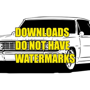 1964 Chevelle Svg Car Vector Graphic Png Clip Art File for Printing ...