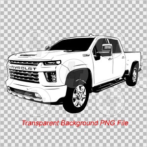 2022 Chevy Silverado 2500HD Duramax Vector Graphic (digital Download ...