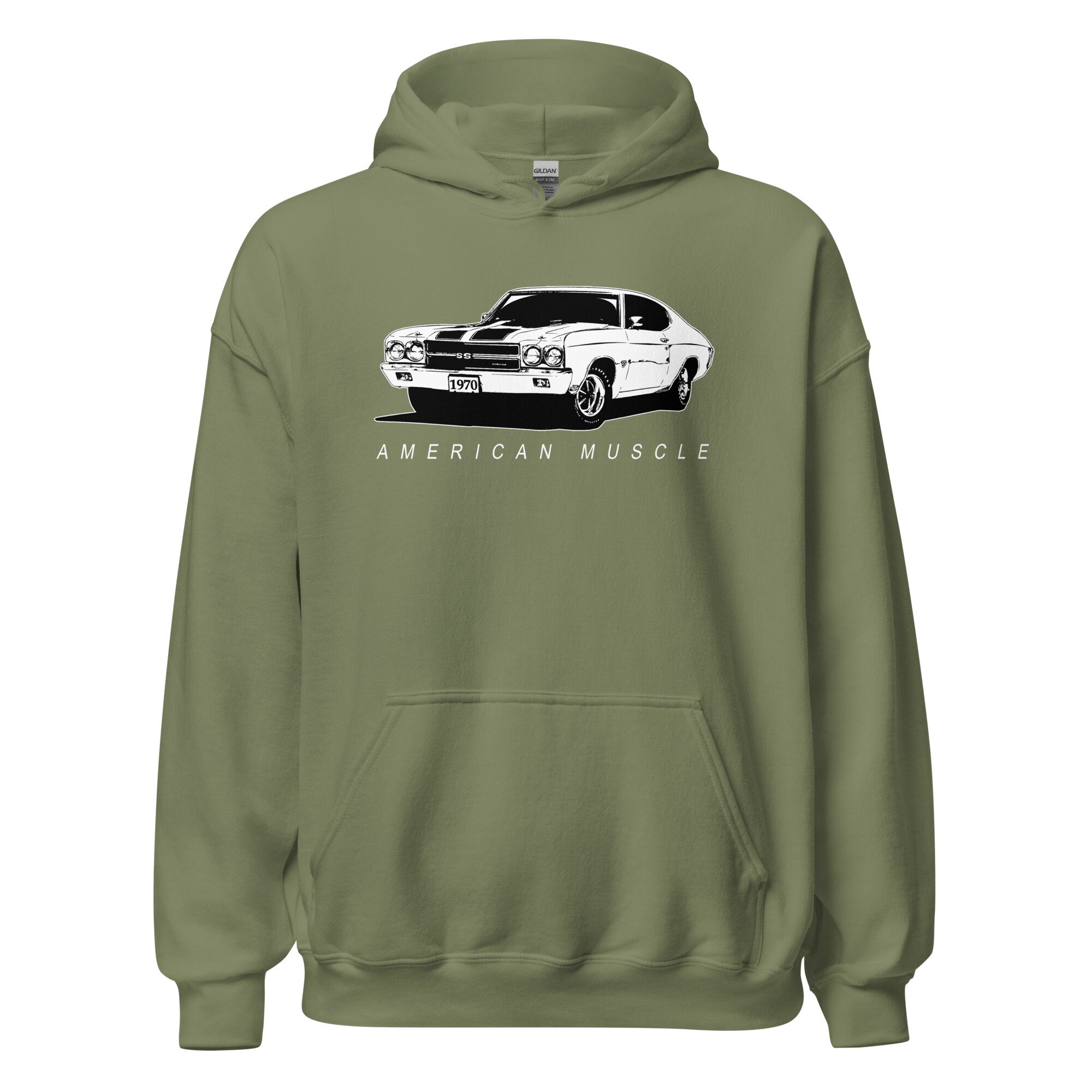 1970 Chevelle Hoodie Muscle Car Sweatshirt Classic Car Enthusiast ...