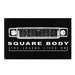 Square Body Truck Flag, Squarebody Garage Banner, Man Cave Decor ...