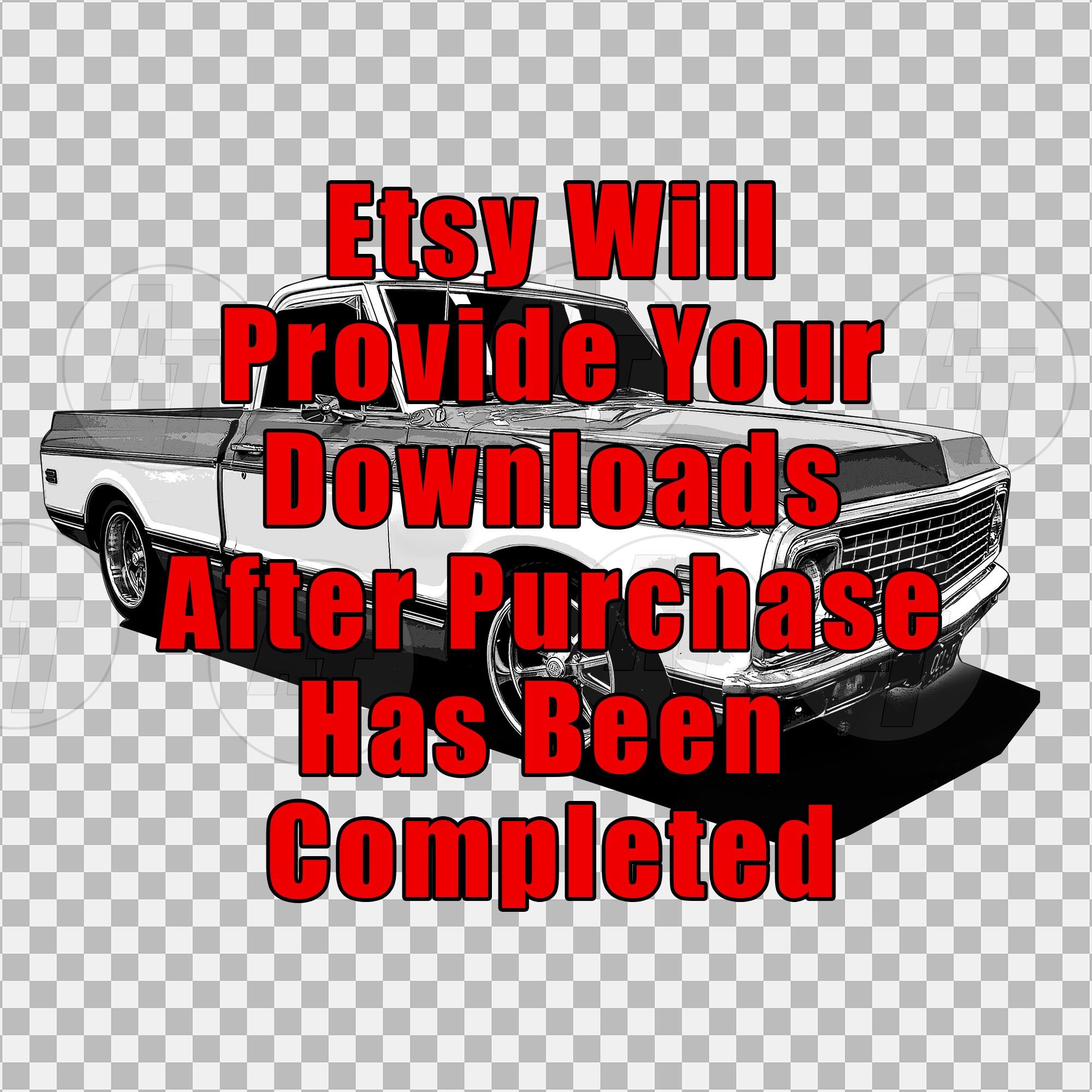 72 Chevy C10 Truck Graphic: PNG Clipart (digital Download) - Etsy Canada