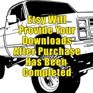 Square Body Chevy Truck Vector Art: SVG, PNG, PDF (digital Download) - Etsy