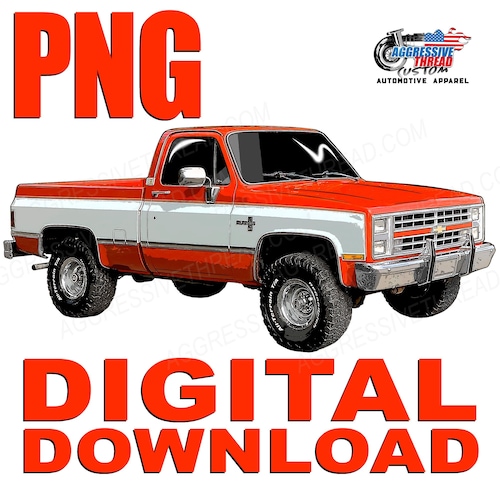 Square Body Chevy Truck Digital Download Vector Png SVG - Etsy Australia