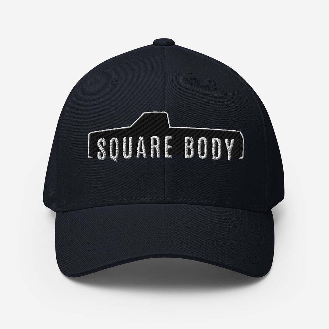 Square Body Truck Hat, Flexfit Baseball Cap With Elastic Band and ...
