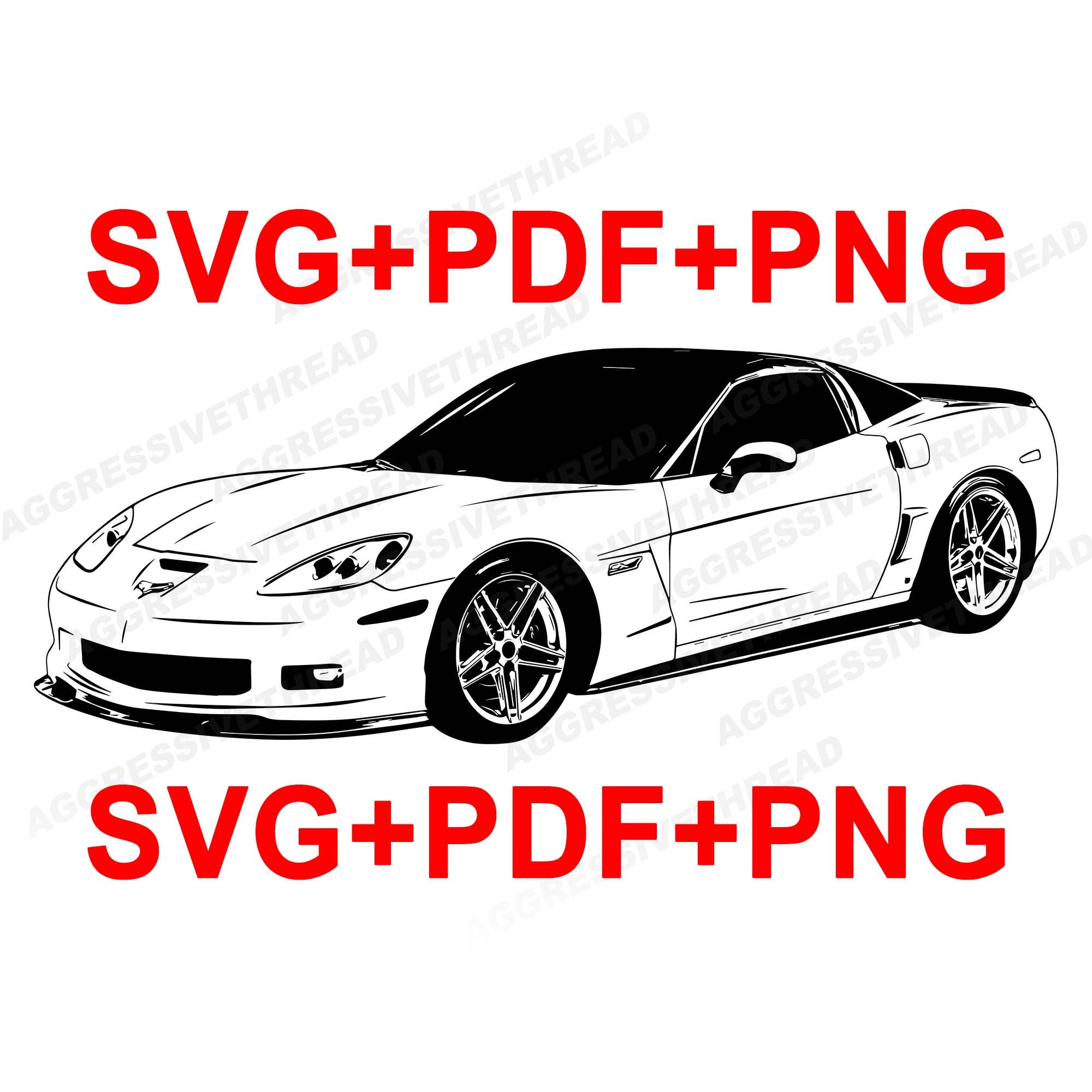 2004 Corvette Vector Art - Etsy