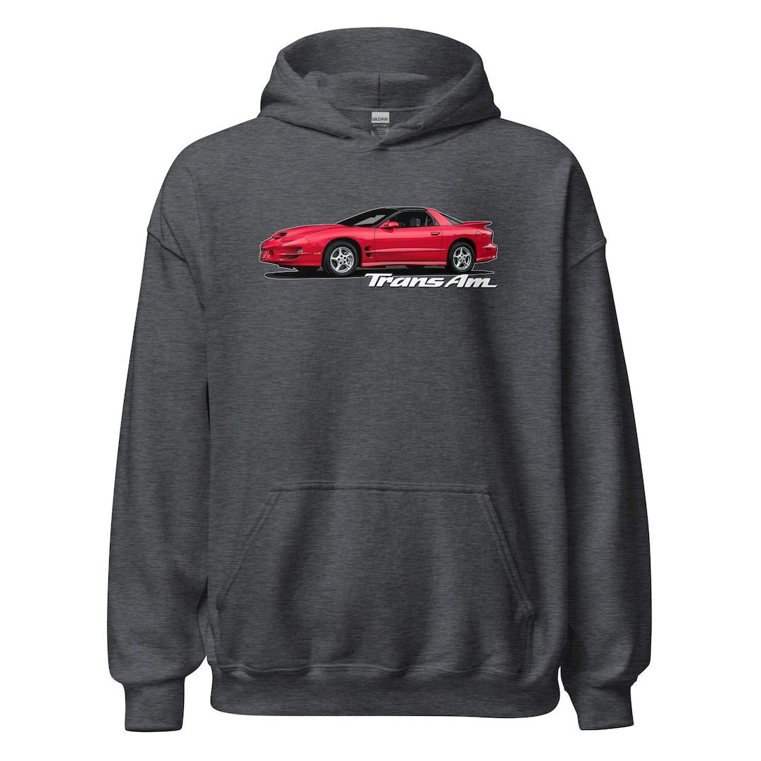 Red Trans Am Hoodie, 1998-2002 Firebird Transam Sweatshirt for Car ...