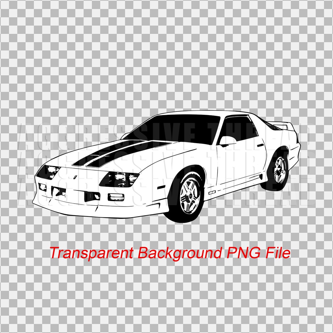 Camaro Iroc-z Vector Graphic: PNG, SVG, PDF (digital Download) - Etsy