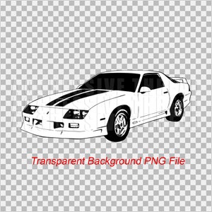 Camaro Iroc-z Vector Graphic: PNG, SVG, PDF (digital Download) - Etsy