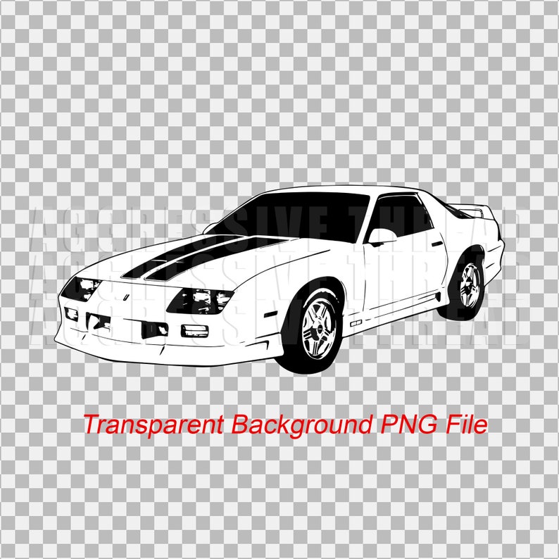Camaro Iroc-z Vector Graphic: PNG, SVG, PDF (digital Download) - Etsy