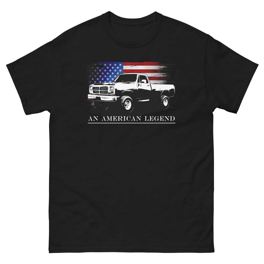 First Gen T-shirt, Classic Truck Tee, American Flag Vintage Mens ...