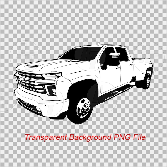 Tekeningen Van Chevy Silverado Vrachtwagens