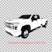 2023 Chevy Silverado Dually 3500HD Digital Download Png Vector Svg ...