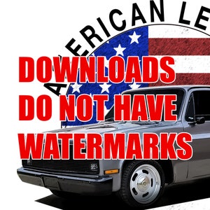 84 Square Body Chevy Truck Design: DTG Printing PNG Clipart (digital ...