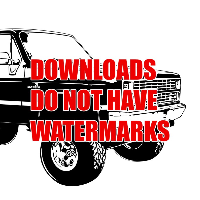 Square Body Chevy Digital Download | PNG SVG Vector Graphic - Etsy
