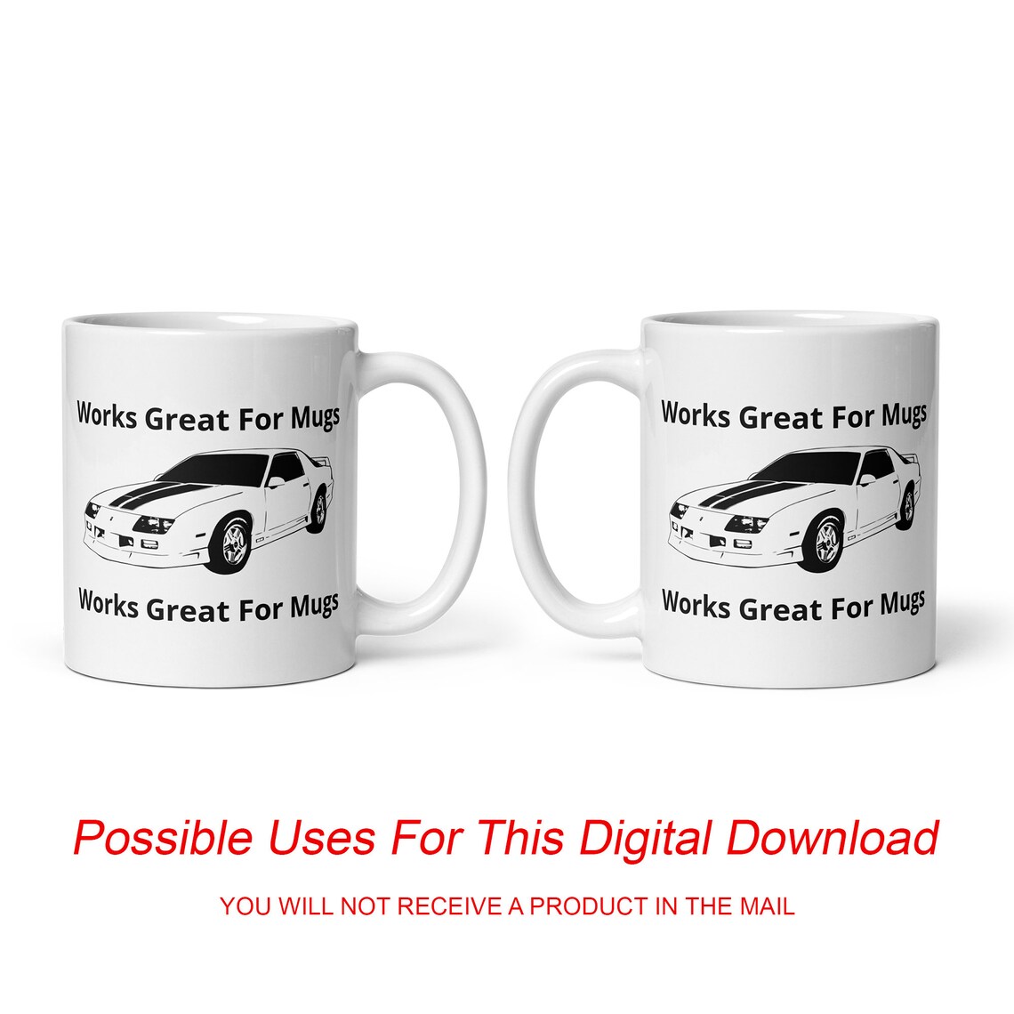 Camaro Iroc-z Vector Graphic: PNG, SVG, PDF (digital Download) - Etsy