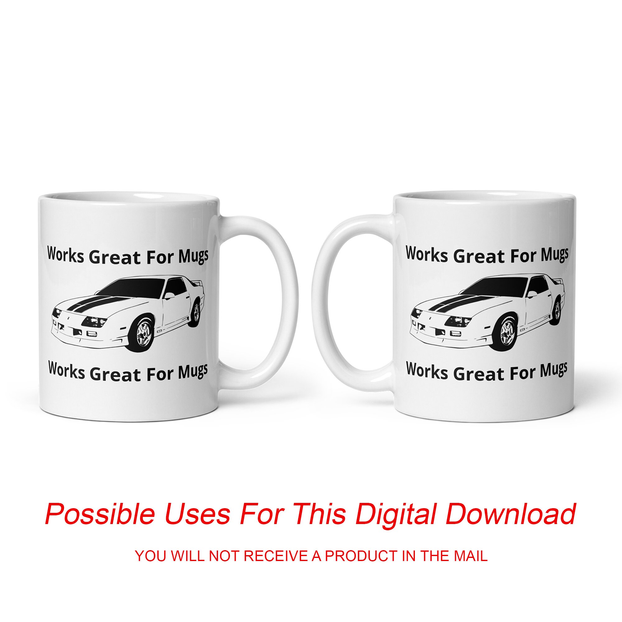 Camaro Iroc-z Vector Graphic: PNG, SVG, PDF (digital Download) - Etsy