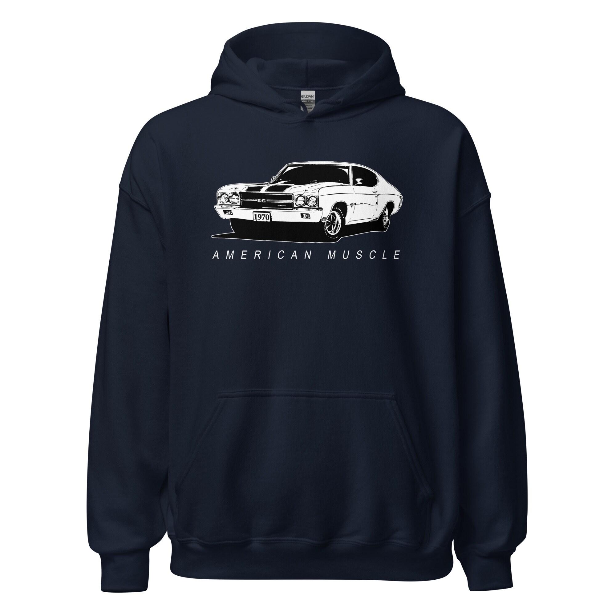 1970 Chevelle Hoodie Muscle Car Sweatshirt Classic Car Enthusiast ...