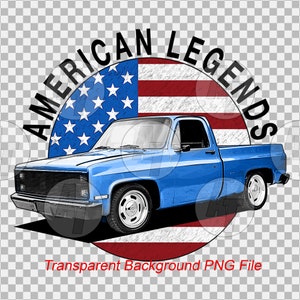 84 Square Body Chevy Truck Design: DTG Printing PNG Clipart (digital ...