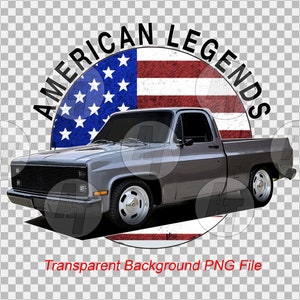 84 Square Body Chevy Truck Design: DTG Printing PNG Clipart (digital ...