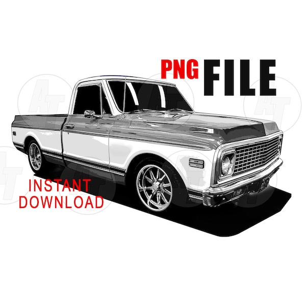 C10 Truck Art - Etsy