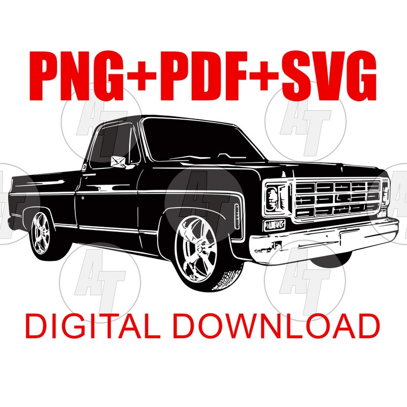 Squarebody C10 Png - Etsy