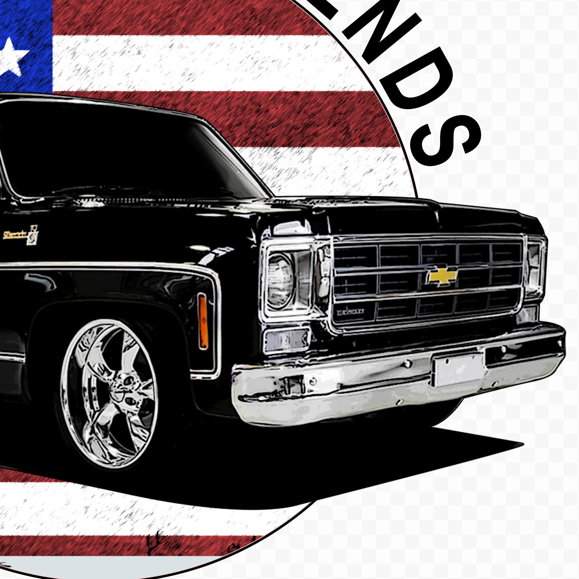 Chevy C10 Truck Graphic: 76' Clip Art (PNG, JPEG) - Etsy