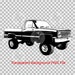 Square Body Chevy Digital Download | PNG SVG Vector Graphic - Etsy