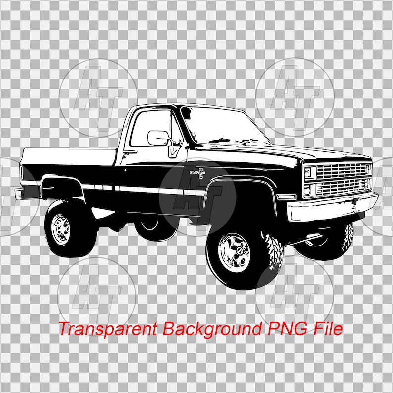 Square Body Chevy Digital Download Png Vector Graphic Clip Art - Etsy