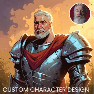 Fantasy Character Design, Fan Art Commission, Real Face Use, DND ...